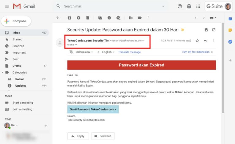 Cara Mendeteksi Email Penipuan (Phishing) Lewat Header