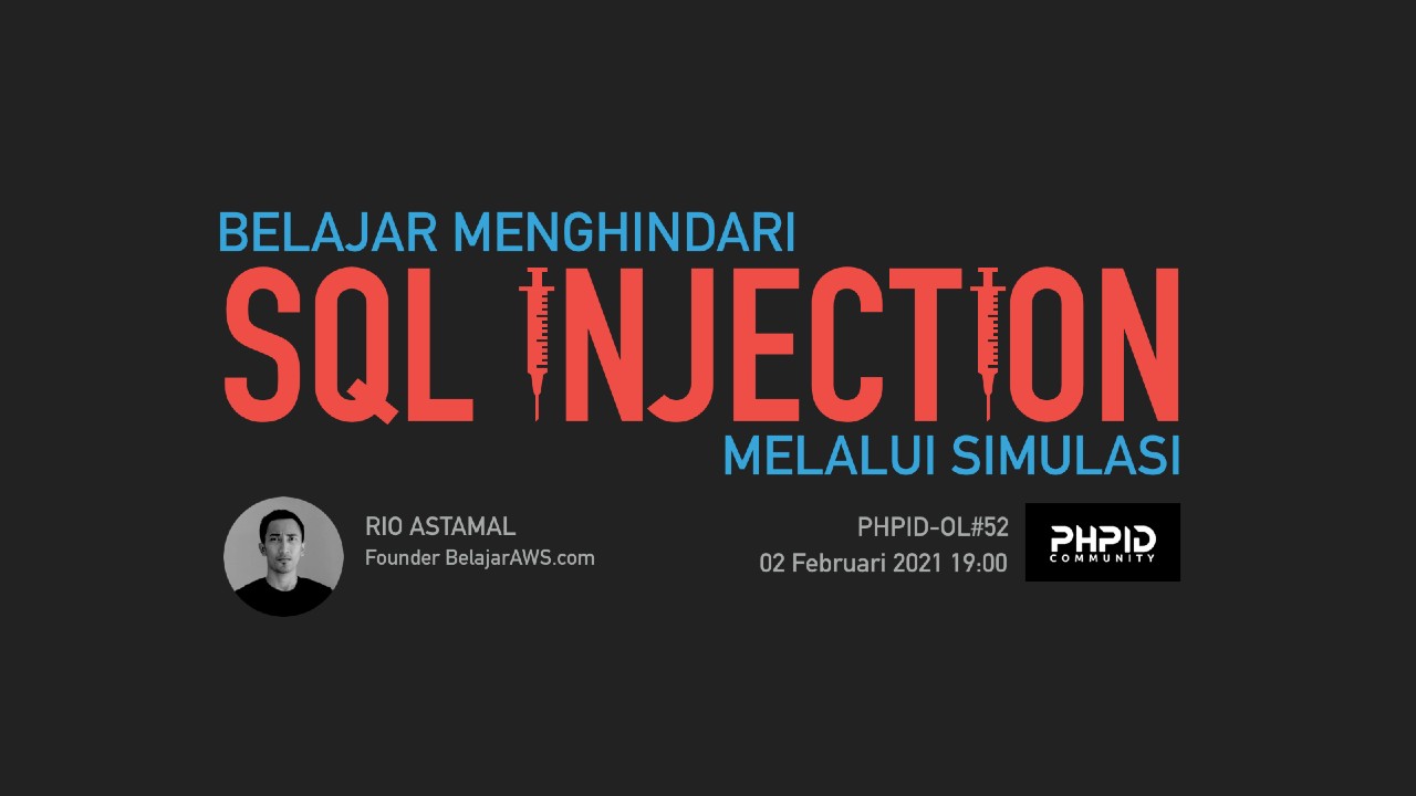 Belajar Menghindari SQL Injection Melalui Simulasi - TeknoCerdas.com