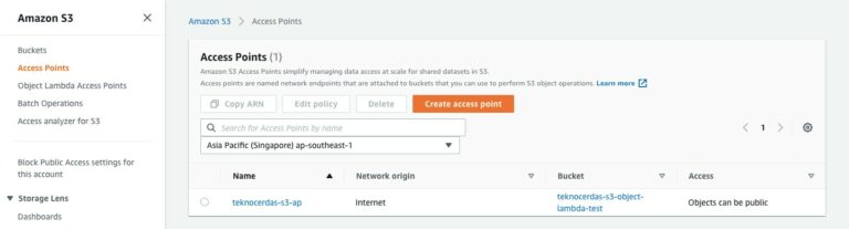 Mencoba S3 Object Lambda Menggunakan Python