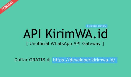 Unofficial WhatsApp API Gateway Indonesia - TeknoCerdas.com